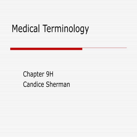 Medical terminology[1] | PPT