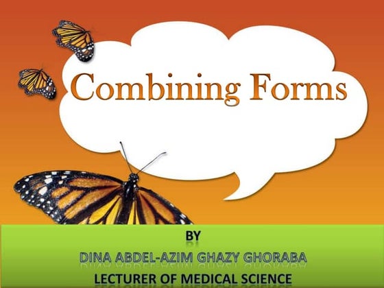 Medical Terminology Part 1; Prefixes, Suffixes, Combining Forms | PDF
