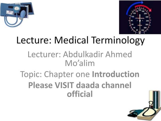 Medical Terminology Part 1; Prefixes, Suffixes, Combining Forms | PDF