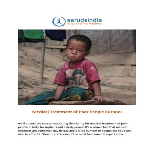 Medical Treatment of Poor People | PPTX