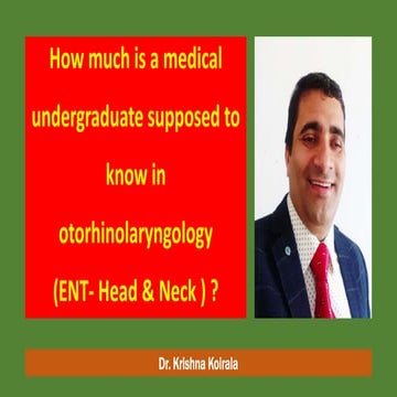 Medical undergraduate knowledge in ENT .pptx