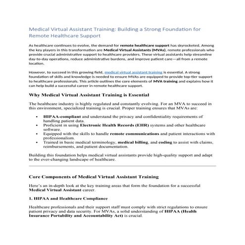 Medical Virtual Assistant Trainings.docx
