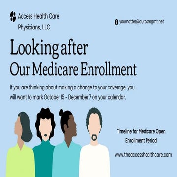 Medicare Annual Enrollment Period - OEP vs AEP Medicare | PPT