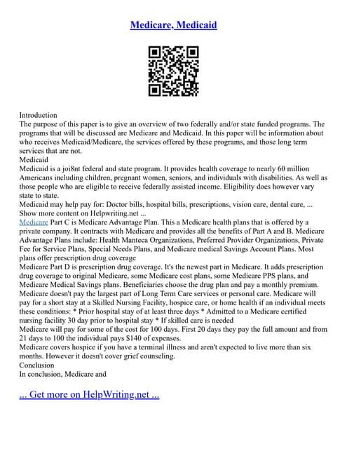 Medicaid Done Right Brochure | PDF