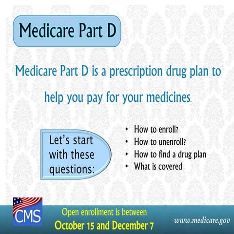 Medicare part D Overview | PPTX