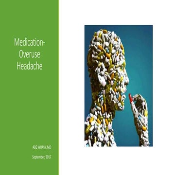 Medication-overuse headache | PPTX