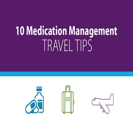 10 Medication Management Travel Tips | PDF