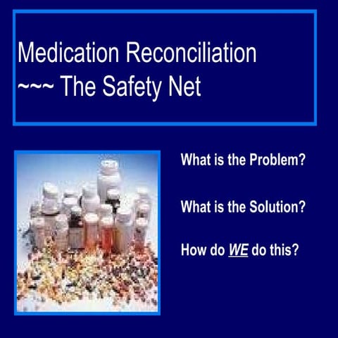 Medication Reconciliation | PPT