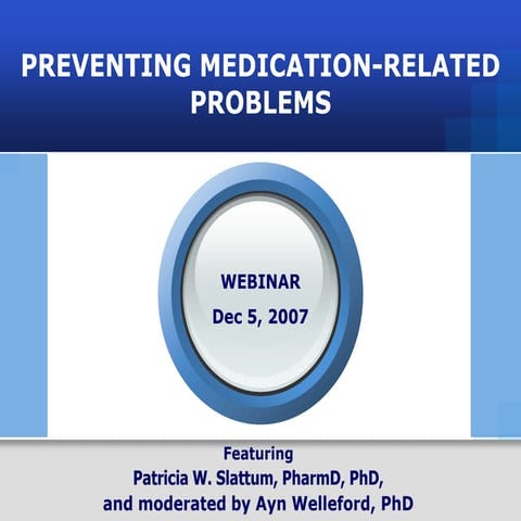Medication Related Problems | PPT