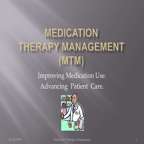 Medication Therapy Management | PPTX