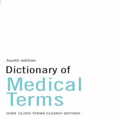 Mediccal dictionary | PDF
