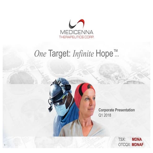 Medicenna corporate presentation bloom burton final 2018 | PDF