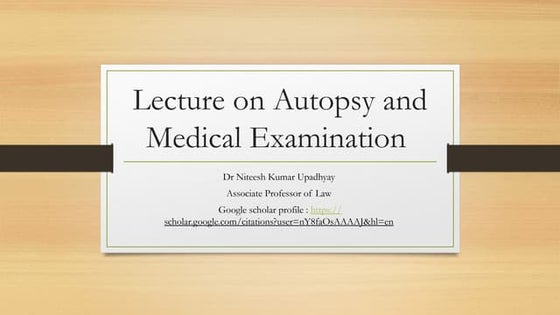 Inquest_Presentation.pptx...inquest medical science | PPT