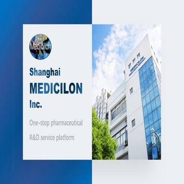 Medicilon Introduction-Preclinical CRO | PDF