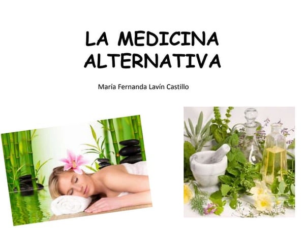 Medicina Alternativa Y Complementaria