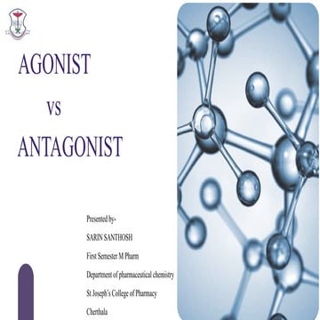 Agonists and antagonists | PPTX