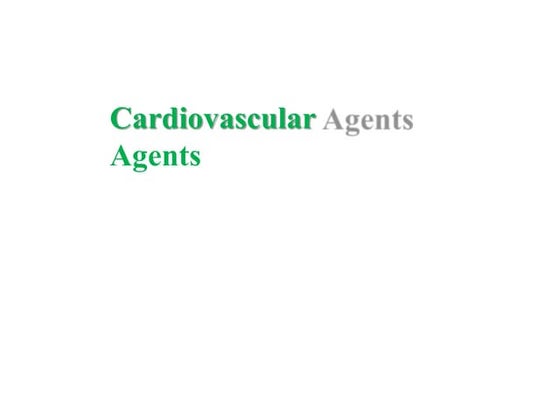Cardiotonic Digoxin presentation | PPT
