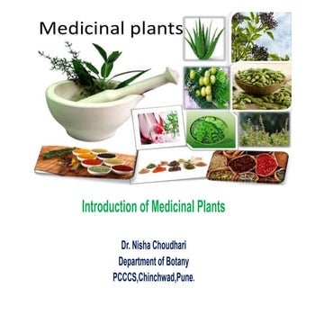 Medicinal plants introduction | PPTX