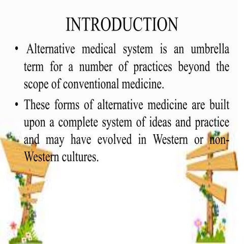 alternative system of medicine | PPTX