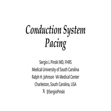 Review Of Conduction System Pacing Pptx