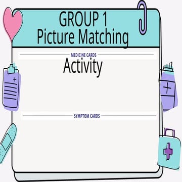MEDICINE GROUP ACTIVITY FOR GRADE 6 LEARNERS IN MAPEH SUBJECT.pptx