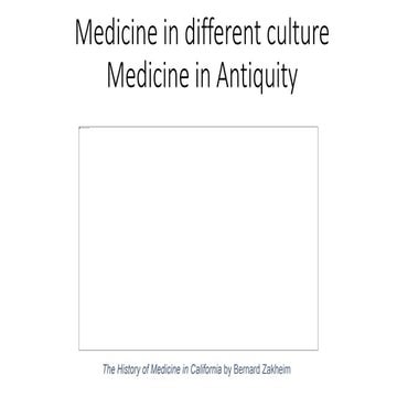 History Of Medicine | PPT