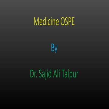 Medicine ospe | PPTX