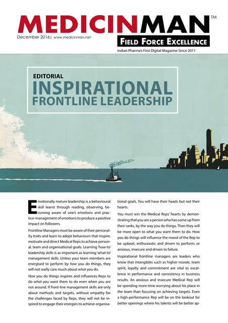 Training Program for Medical Representatives by Anup Soans | PPT