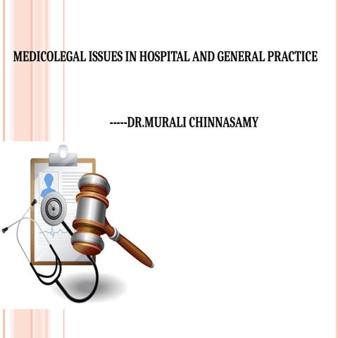 Medico-legal cases | PPTX