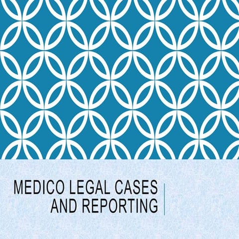 Medico legal case | PPT