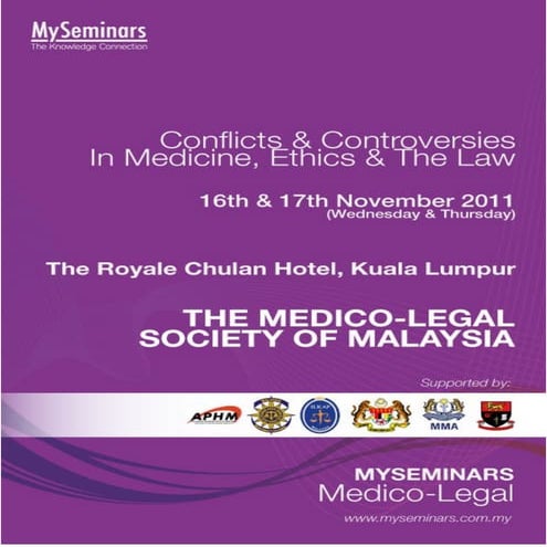 Medico legal conference 2011 | PDF