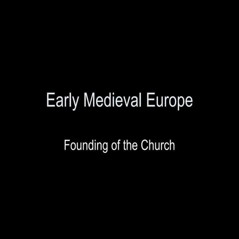 Early Medieval Europe | PPT