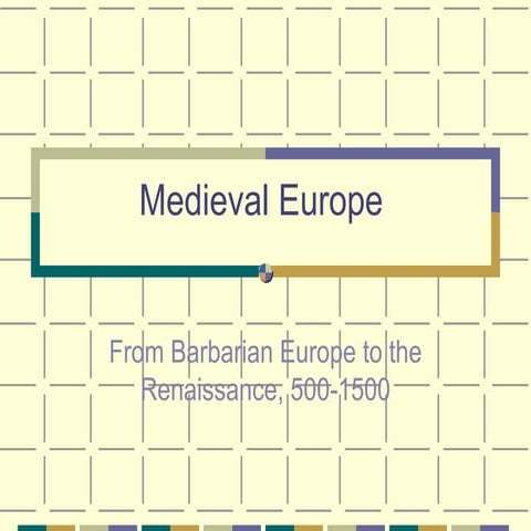 Medieval Europe | PPT