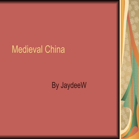 Medieval China | PPT