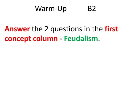 Medieval Europe Lesson 3 - The Magna Carta | PPT