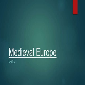 Medieval europe pp | PPT