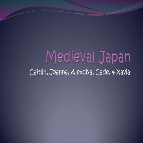 Medieval japan | PPTX