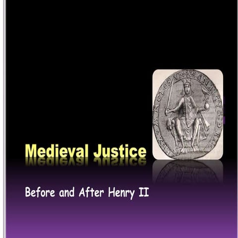 Medieval justice | PPTX