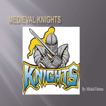 Medieval knights | PPTX