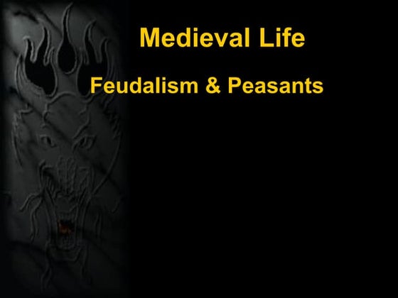 PowerPoint: Medieval Life - Occupations in Medieval Times | PPT