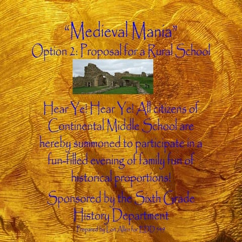 The Medieval Faire | PPT