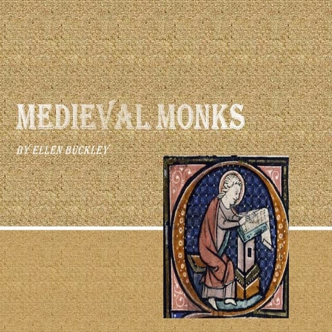 Medieval monks ellen buckley | PDF