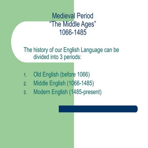 Medieval Period English Literature**.ppt