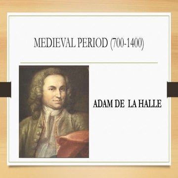 MEDIEVAL PERIOD (700-1400).pptx mapeh-music | PPTX