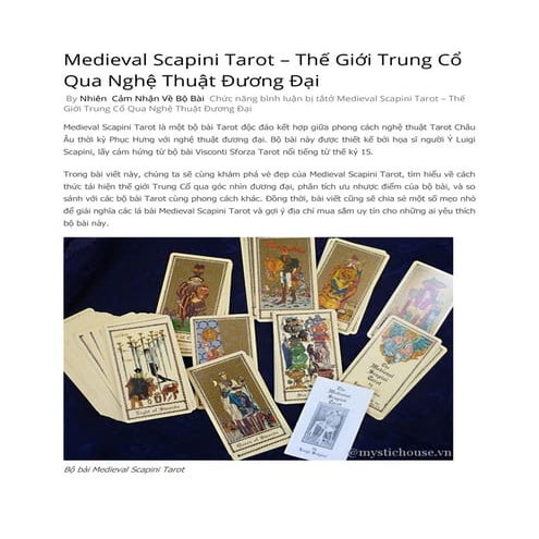 Medieval Scapini Tarot.................. | PDF