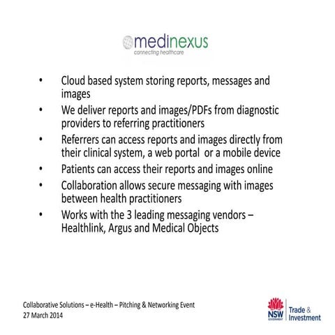 Collaborative Solutions eHealth Event - Wirasoft | PDF