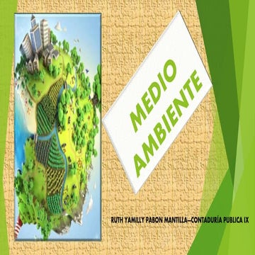 Medio ambiente | PPTX | Science
