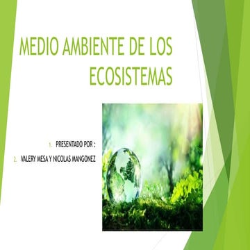 PRESENTACION EDUCATIVA SOBRE EL MEDIO AMBIENTE | PPTX