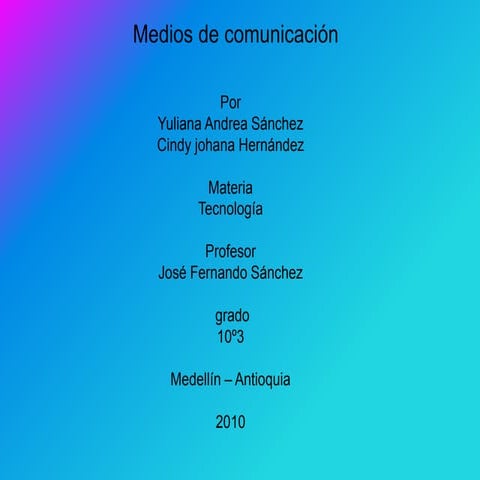 MEDIOS DE COMUNICACIÓN CLASE 1 PPT LENGUA Y LITERATURA | PPTX