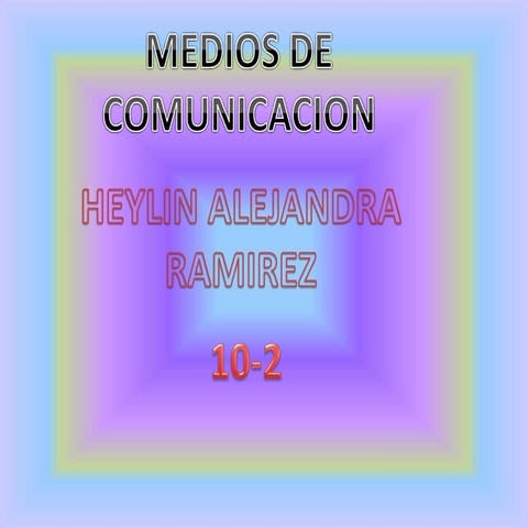 Medios de comunicacion | PPTX